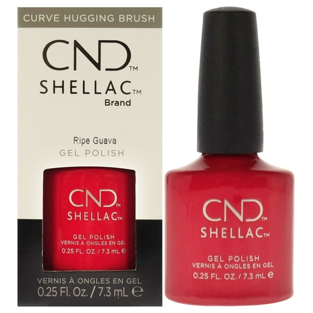 CND Creative Nail Design SHELLAC Gel Polish .25oz/7.3mL - Ripe Guava ...
