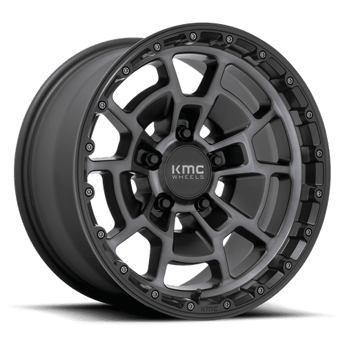 KMC KM718 SUMMIT 17X8.5 6X135 18ET 106.1CB SATIN BLACK WITH GRAY TINT ...