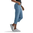 Lee® Women's Mid Rise Regular Fit Denim Capri with Legendary Lee ...