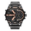 Diesel Men's Mr. Daddy DZ7394 Watch, Brown Leather Strap, Quartz, 30m ...