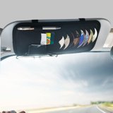 GZCW CD Case Multifunctional Large Capacity Faux Leather Car Sun Visor ...
