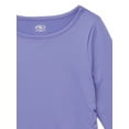 Athletic Works Girls Long Sleeve Ruched Top & Flare Legging Set, Sizes