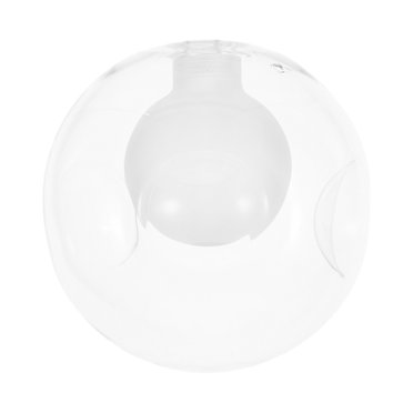 GoldSwift Clear Frosted Round Sphere Glass Lamp Shade Replacement Globe ...