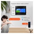 Wireless SIM 4G GSM Home Burglar Security 4.3inch Touch Screen Alarm ...