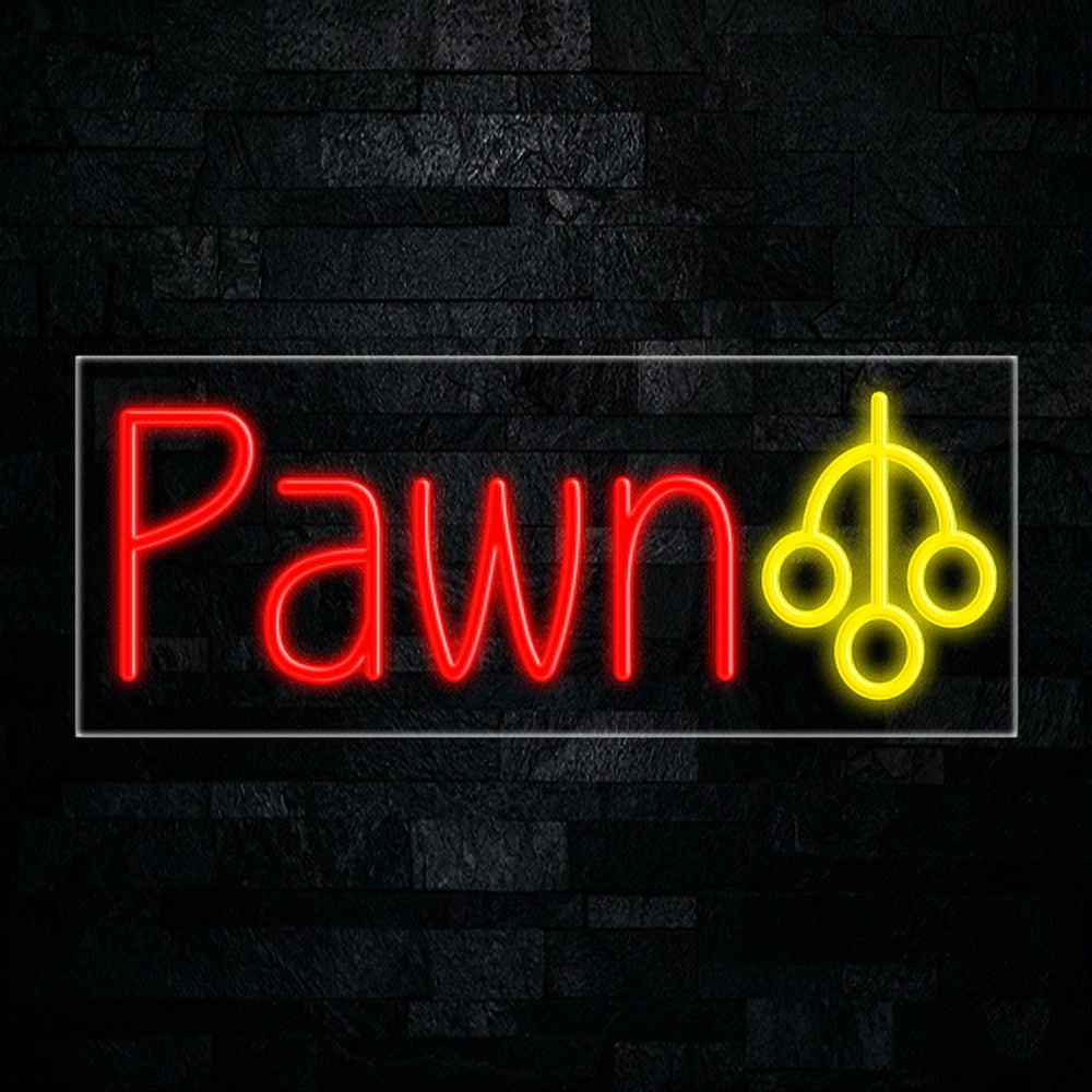 Pawn-LED Neon Sign 30"L x 12"H #31213 - Walmart.com