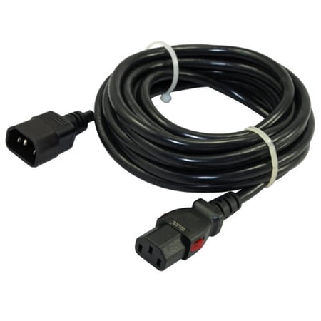Conntek C14LC13-084 10-Amp 7-Feet IEC C14 to Locking IEC C13 With Push ...