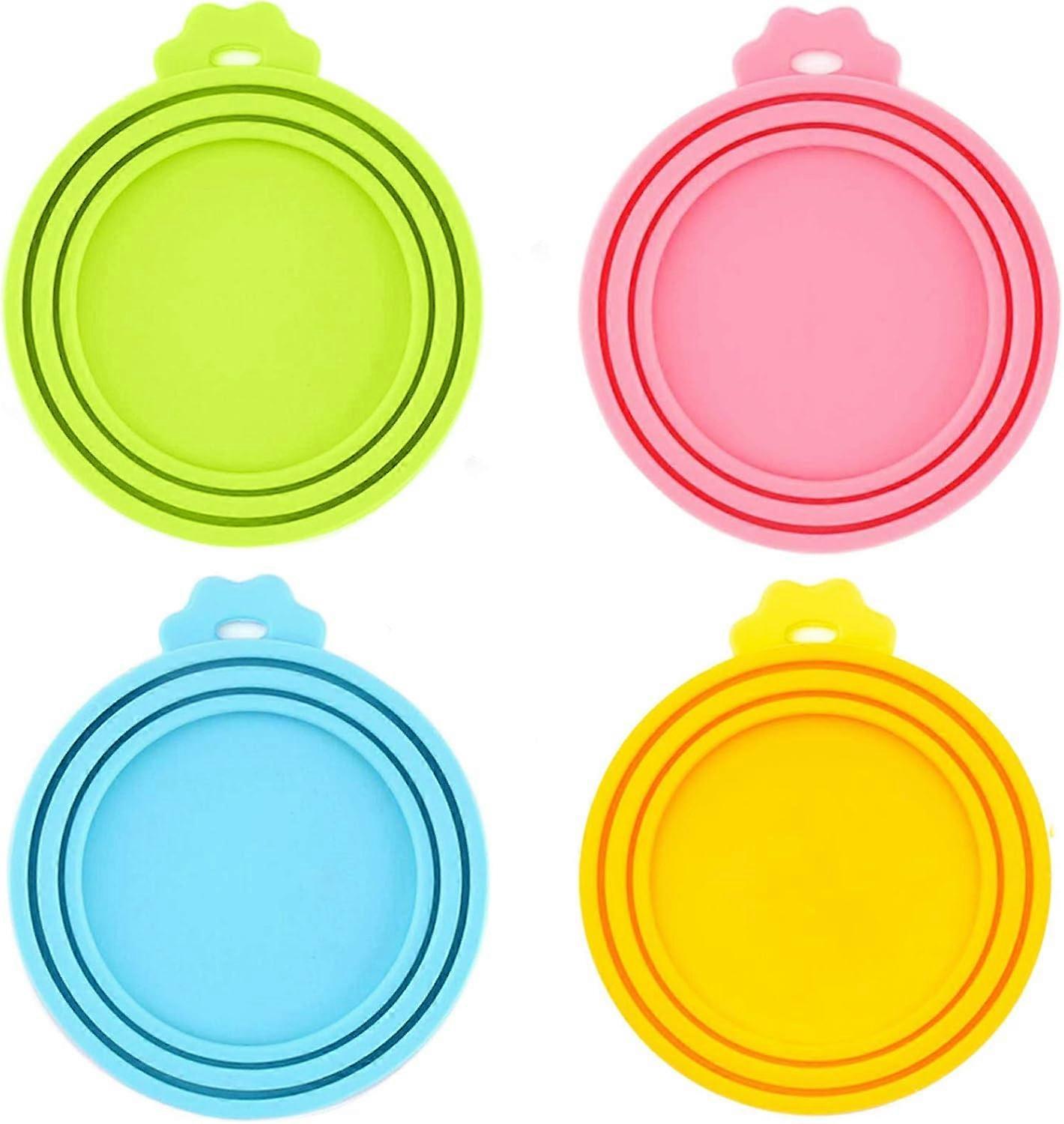 IVIA Pet Food Can Lids, Universal BPA Free Silicone Can Lids Covers for ...