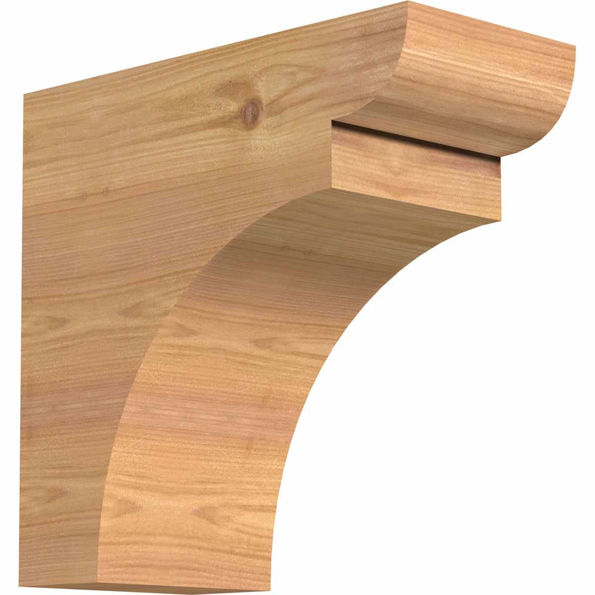 5 1/2"W x 12"H x 12"L Yorktown Smooth Rafter Tail, Western Red Cedar ...