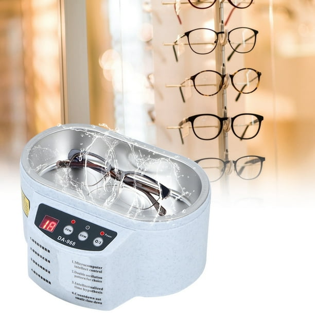 Mini Professional Electric Ultrasonic Jewelry Cleaner Eyeglass Cleaning ...