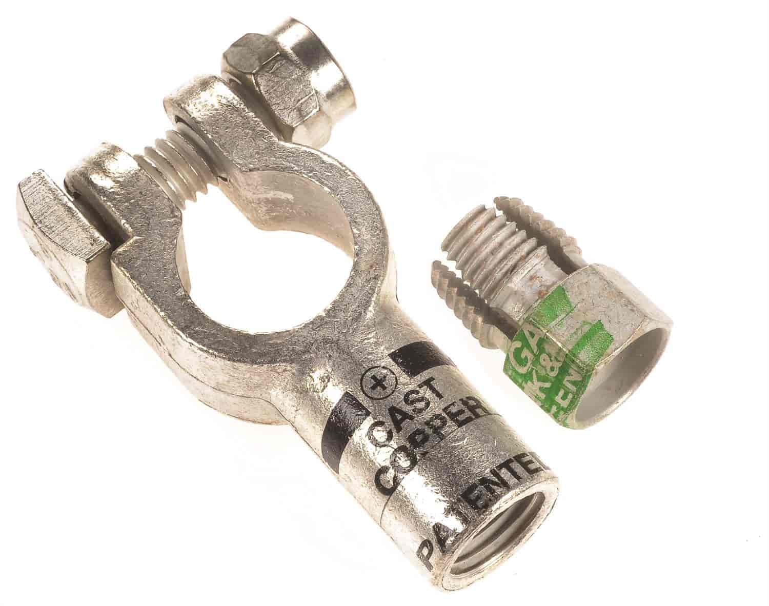 JEGS 10368 Top Post Compression Battery Terminal Positive Battery ...