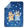 Bluey In The Dream Kids Throw, 46 x 60, Microfiber, Blue, BBC Studios ...