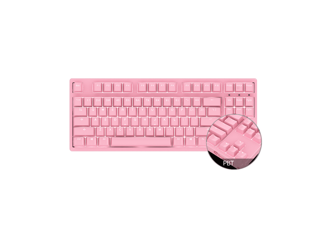 Akko 3087s Sakura Pink TKL Gaming Mechanical Keyboard Cherry MX Red ...