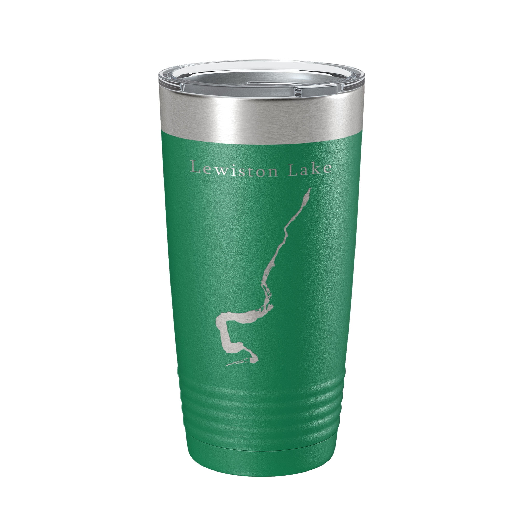 Lewiston Lake Map Tumbler Travel Mug Insulated Laser Engraved Coffee ...