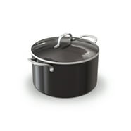 Calypso Basics, 8 Qt. Stock Pot w/ Glass Lid, Red - Walmart.com