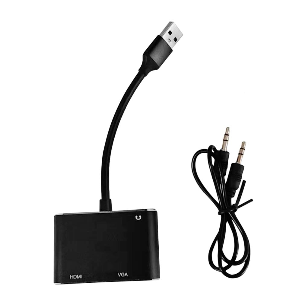 Adaptador Audio Jack Dock Hub Jack 3.5 USB C Adaptador VGA Dock Hub ...
