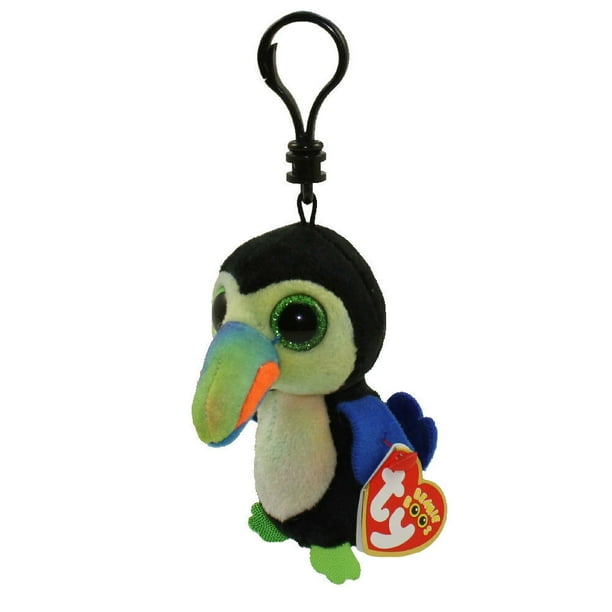 Ty Beanie Boos Beaks The Toucan Bird Clip With Glitter Eyes - Walmart.com