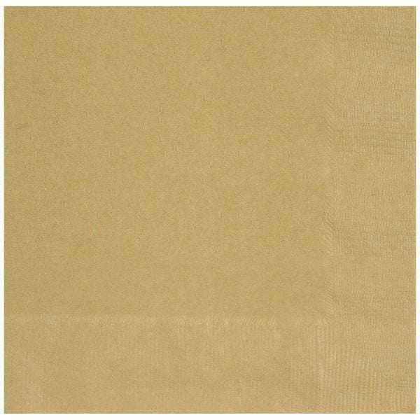 Click here for Unique Pretzels Gold Solid Lunch Napkins  65ct prices