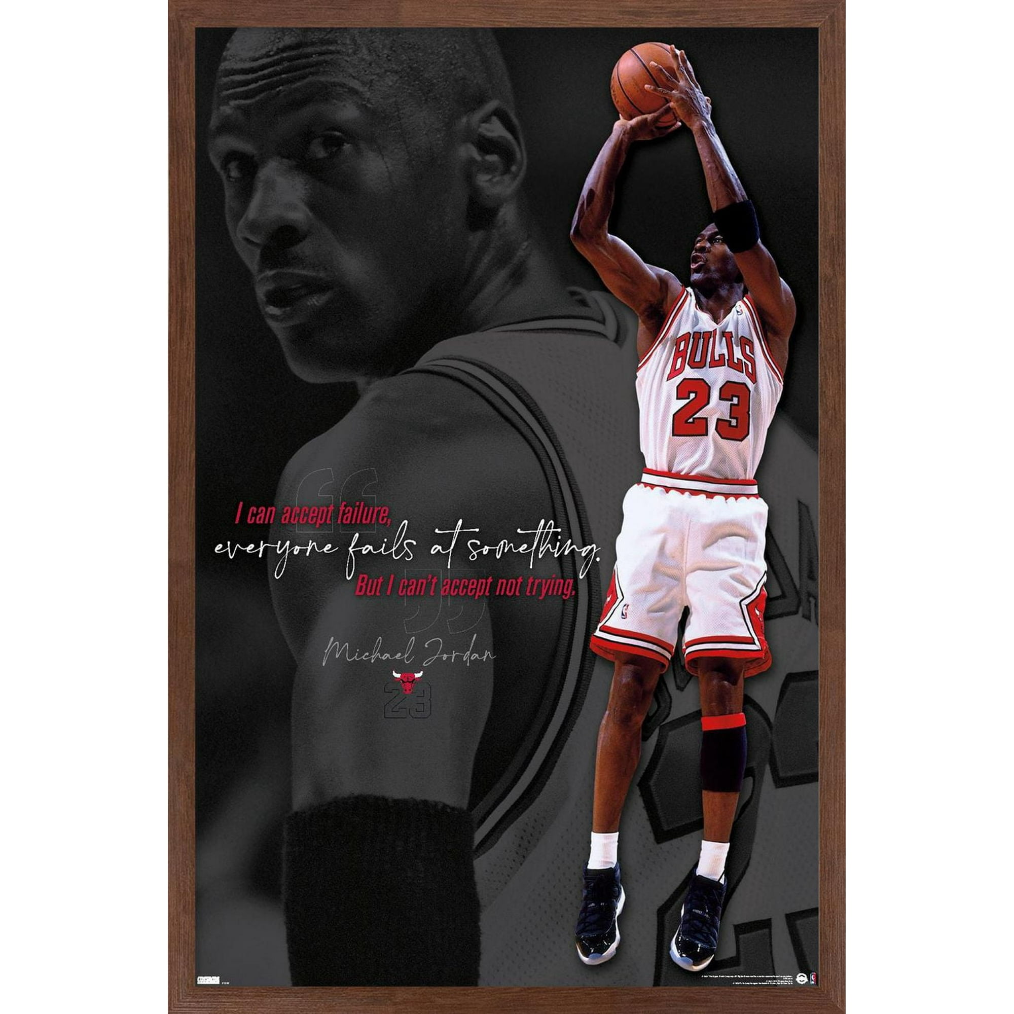 Click here for Trends International Michael Jordan - Cant Accept... prices