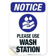 Please Wash Your Hands, Hand Washing Sign, 24x30 Aluminum - Walmart.com