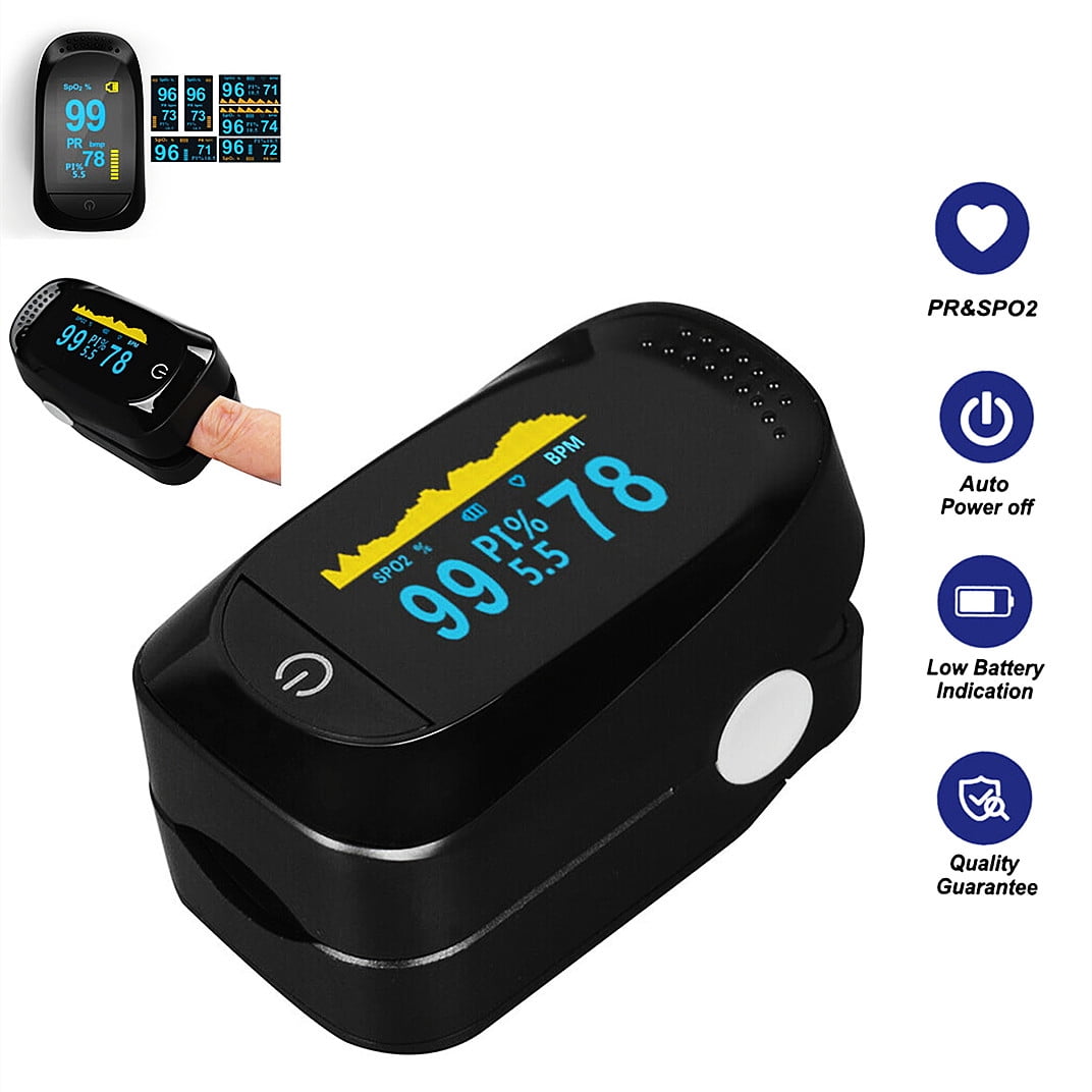 BDUN Pulse Oximeter, Heart Rate Monitor, Portable Lightweight Personal ...