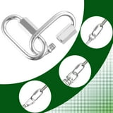 Fearlessin 4pcs/set Quick Link Metal Carabiner Chain Connectors Heavy ...