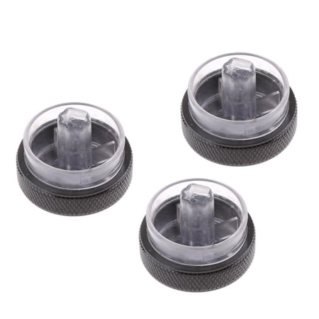 3 Pcs Air Conditioning Knobs Energy Push Button Electronic Aluminum ...