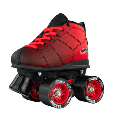 Chicago Mens’ Bullet Speed Skates Black Classic Quad Roller Skate, Size ...