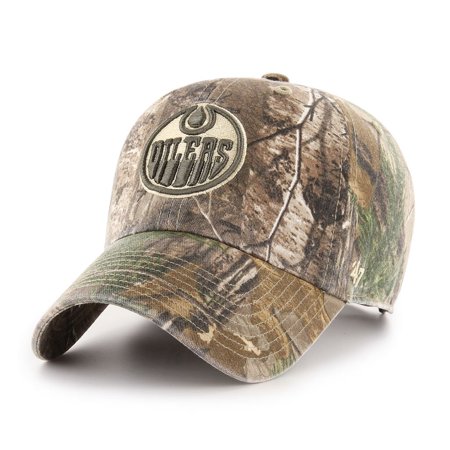 47 Brand Men's Edmonton Oilers NHL Realtree Clean Up Tonal Cap ...