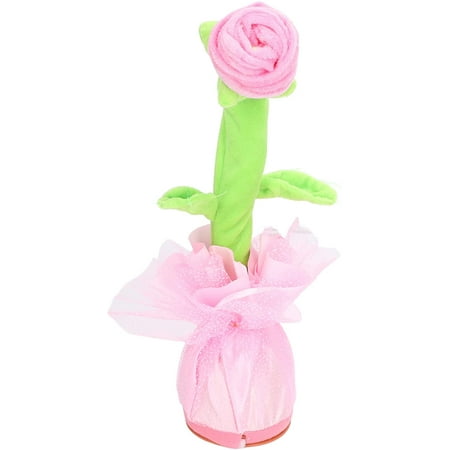 Dancing Talking Toy Flower, Singing Record & Repeating What You Say ...