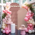 5FT Arch Backdrop Covers, Country Star Plaid Wedding Arch Cover ...
