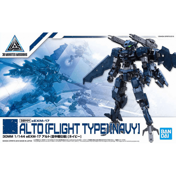 Bandai 30MM 30 Minute Missions Navy Alto Flight Type 1/144 Scale Model ...