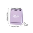 2026 Minimalist Portable Desktop Flip Calendar Planner Ornament, Clear ...