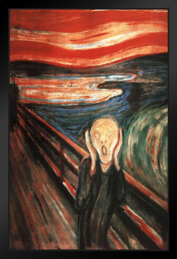 Edvard Munch The Scream Of Nature Expressionist Artist Illustration ...
