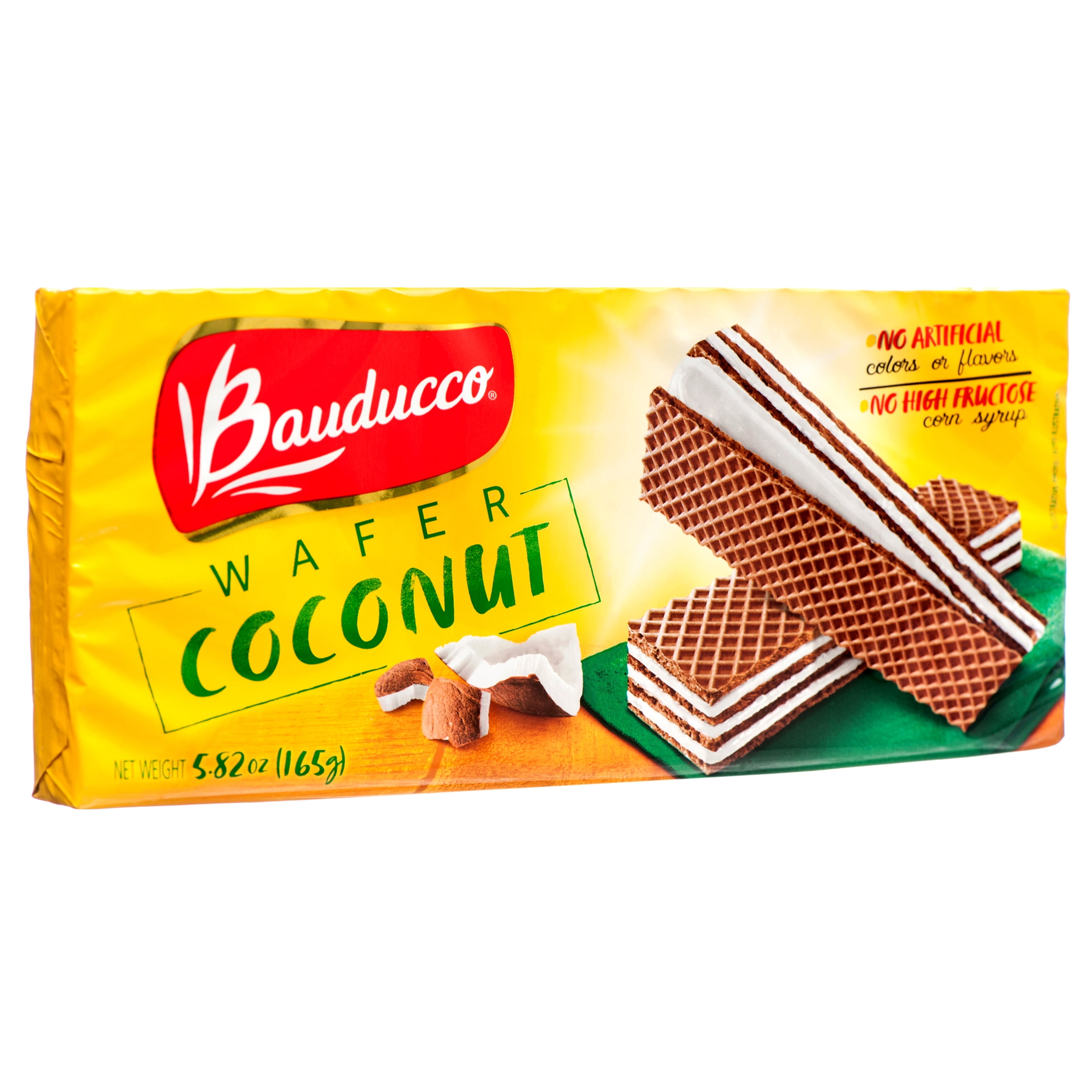 Bauducco Coconut Creme Filled Cookie Wafers 5.8 oz. (2 Pack) - Walmart.com
