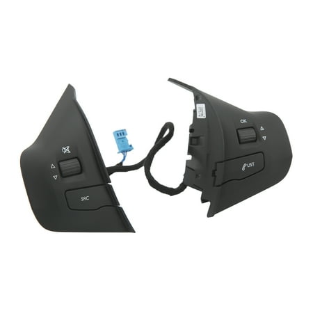 Car Steering Wheel Switch, Black ABS High Performance Steering Wheel ...