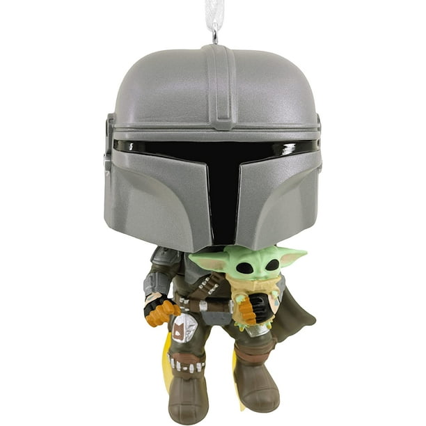 Star Wars The Mandalorian with The Child Funko POP! Christmas Ornament ...