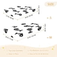 BZSMCE Soft Fitted Cotto Sheets for In Fish Bone Pattern - Walmart.com
