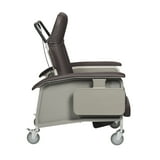 Drive Medical Clinic Care Geri Chair with Wheels, Reclinable, Chocolate ...