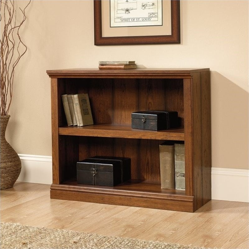 Pemberly Row 2 Shelf Bookcase in Washington Cherry - Walmart.com