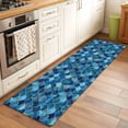 Area Rug 2x6ft Abstract Geometric Patchwork Area Rugs Washable Low Pile ...