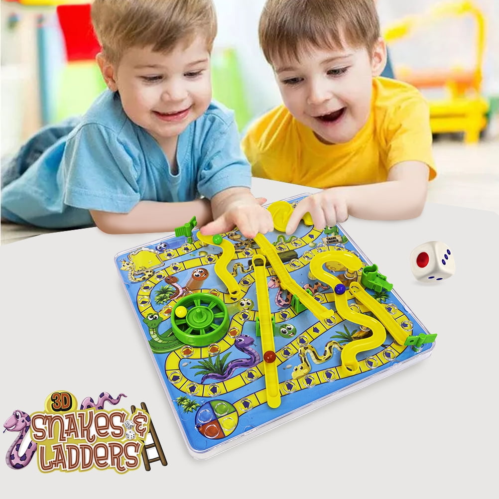 Juego de mesa de serpiente, juego de mesa de serpiente 3D, juguete ...