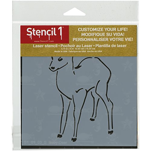 Stencil1 Baby Deer Stencil, 6 x 6" | Walmart Canada