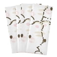 BZSMCE Kitchen Towels Creative Starry White Kitties Pattern Durable ...