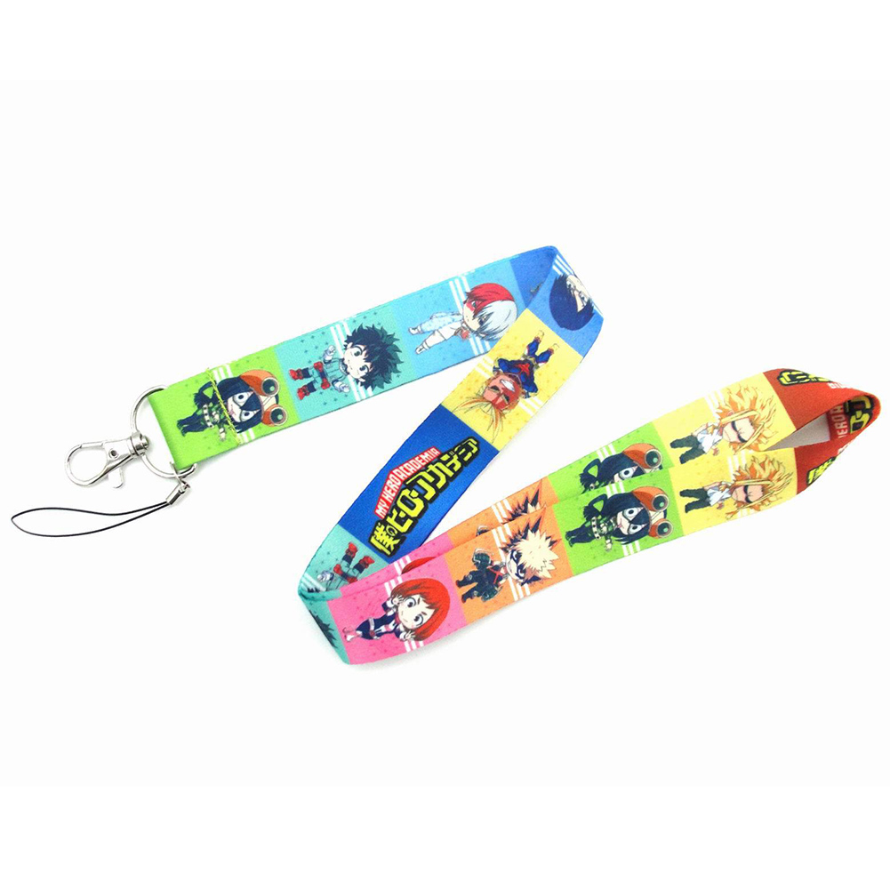 Buy Anime My Hero Academia Lanyard Cartoon Mobile Phone Rope Camera ...