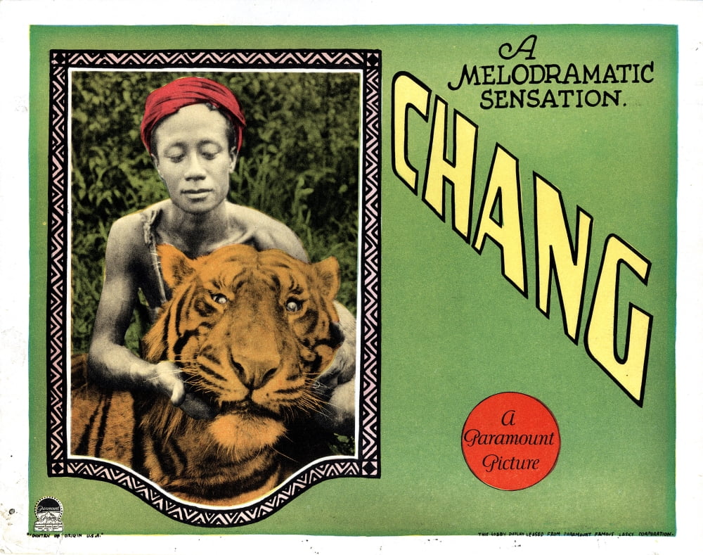 Chang (Aka Chang: A Drama Of The Wilderness) Kru 1927 Movie Poster ...