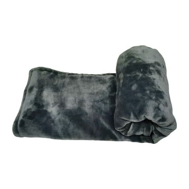 Sunbeam Grey Flannel Fleece Electric Heated Throw, 50" x 60", 3 Heat ...