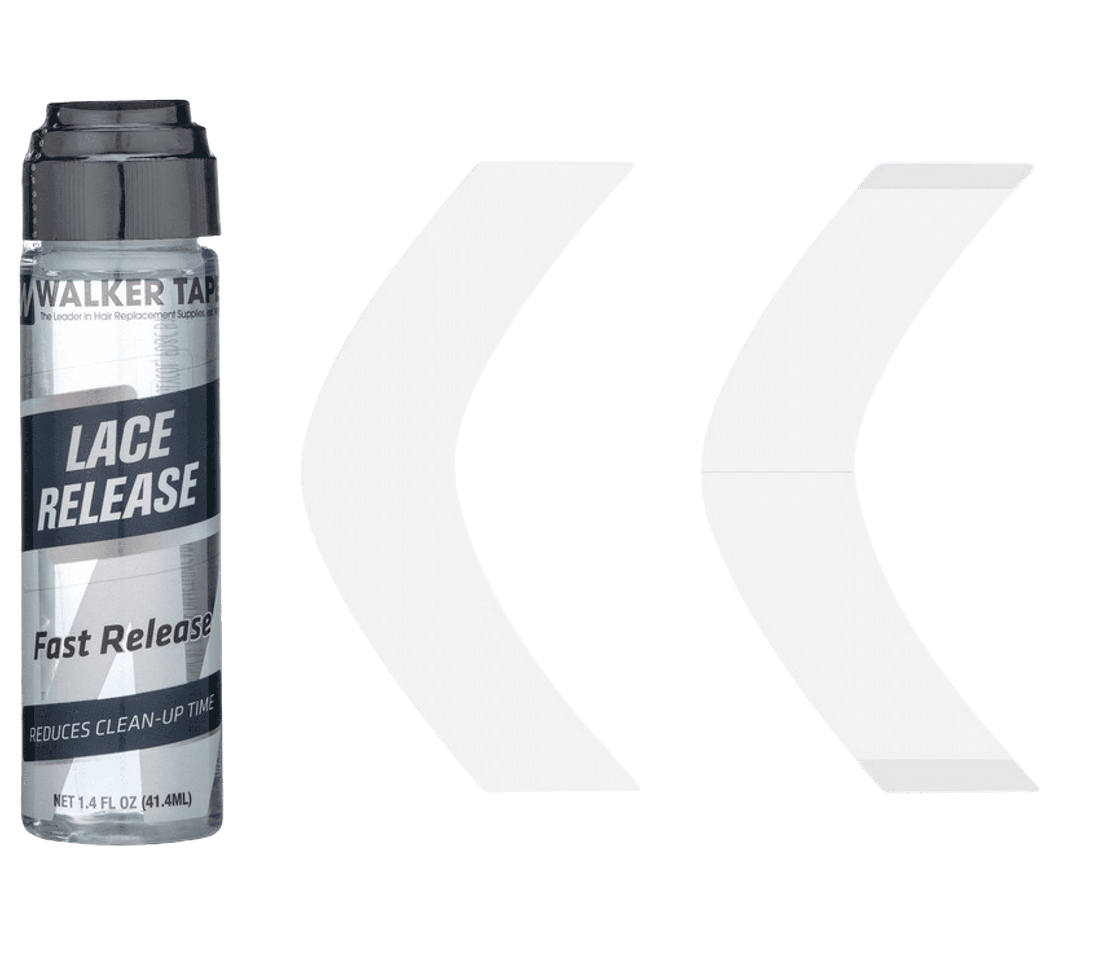 Walker Kit: Ultra Hold Tape Strips (A Contour) and Lace Release 1.4 fl ...