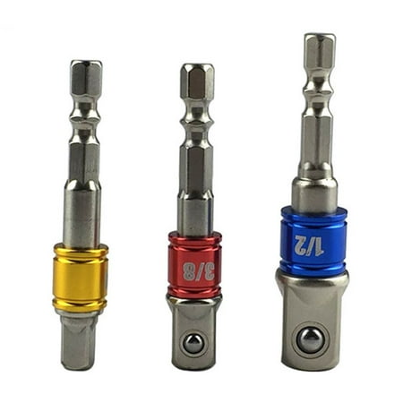 3PCS/Set Colorful Socket Extension Wrench 1/4"" 3/8"" 1/2"" Bar 1/2 ...