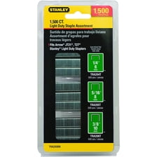 STANLEY TRA704-5C 1/4-Inch Heavy Duty Staples 5,000 ct Box - Walmart.com