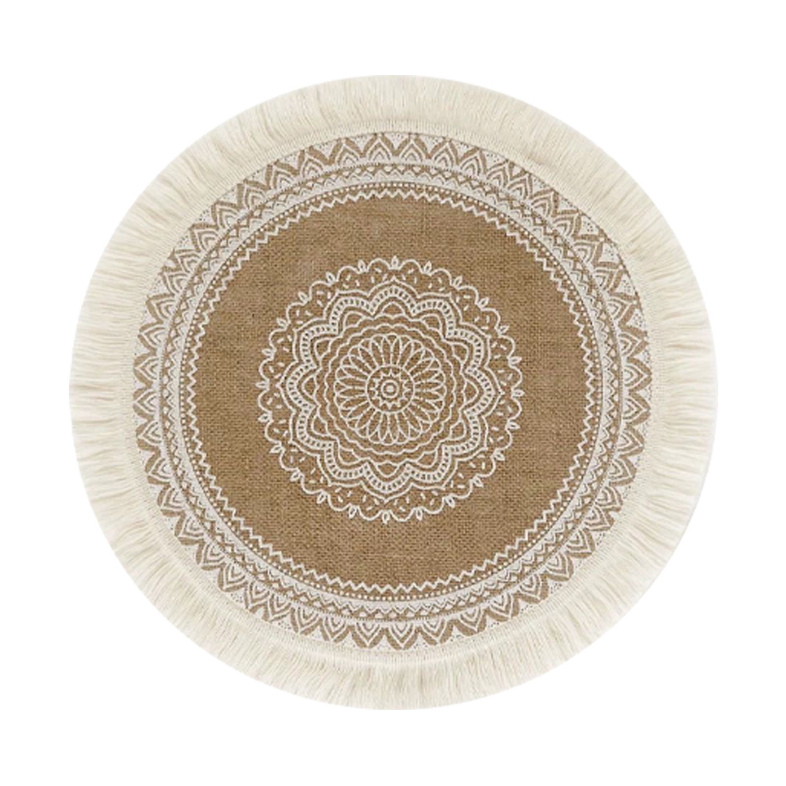 Farfi Rattan Trivet Mats Heat Insulation Handmade Cotton Flax Dining ...